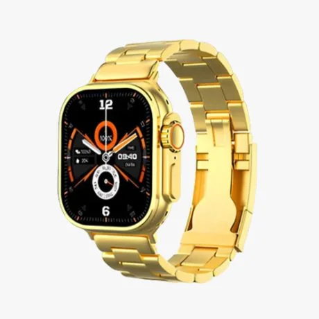 24K Ultra Gold Smart Watch HD Amoled Display - Charge Store