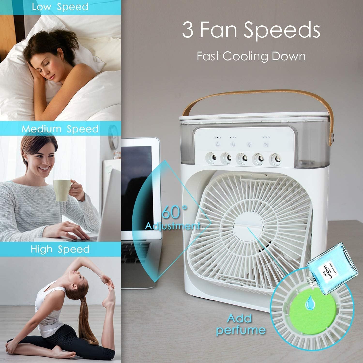 Portable mini air cooler price in Pakistan | Charge Store